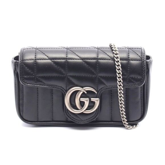Gucci | Bags | Gucci Gg Marmont Leather Mini Shoulder Bag | Poshmark